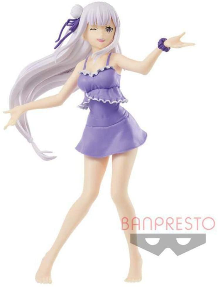 Emilia Figure, EXQ, Re: Zero - Starting Life in Another World, Banpresto