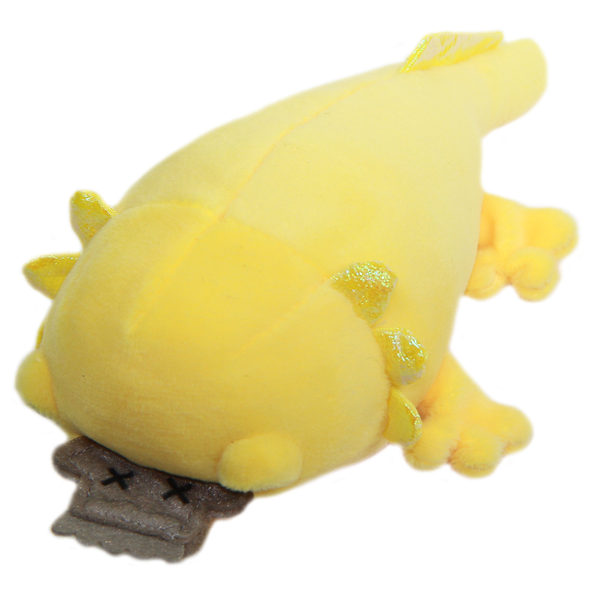 Axolotl Pull String Plush Toy Yellow