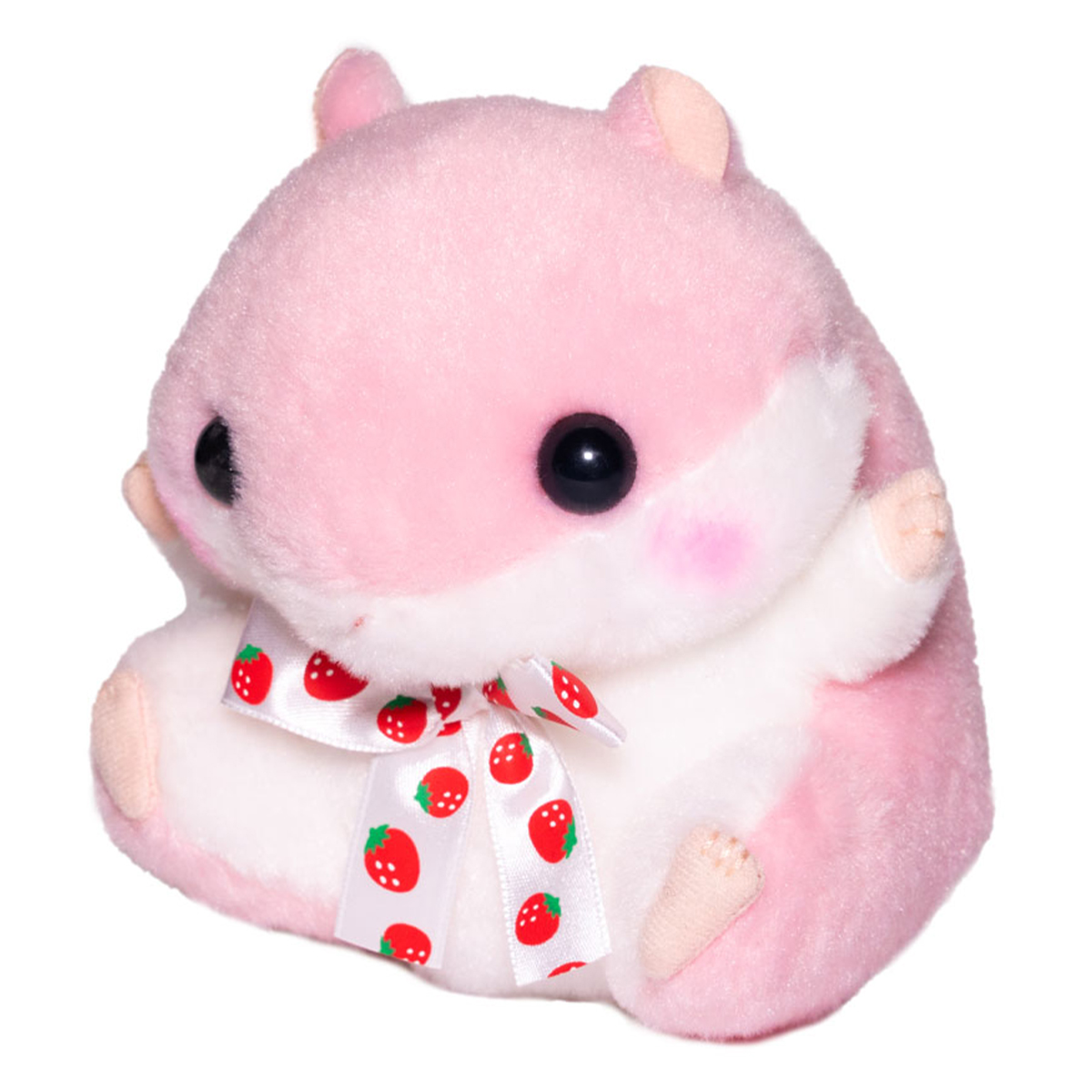 Hamster Fruity Plush Doll, Pink, 6 Inches, Standard Size