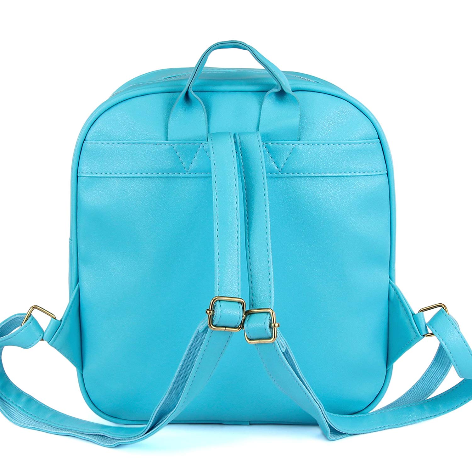 ITA Bag Blue Transparent Glitter Heart Backpack Harajuku Purse Traveler ...