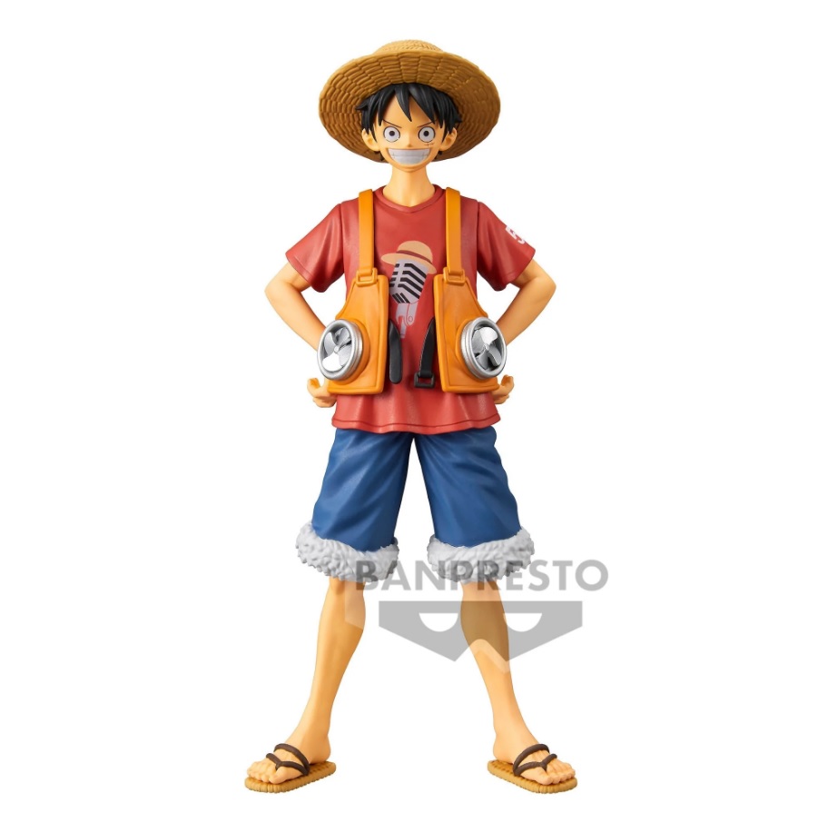 Monkey D. Luffy Figure, The Grandline Series Vol. 1, One Piece Film Red ...