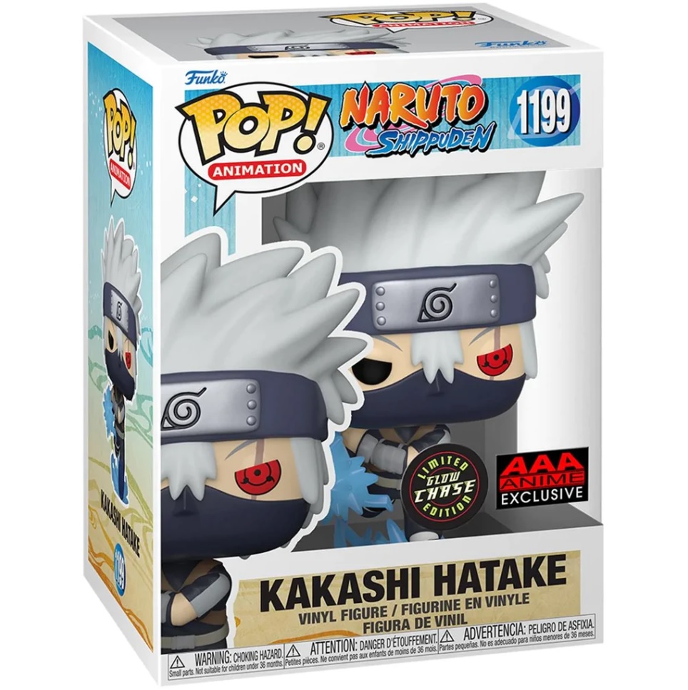 Kakashi Figure Naruto Funko Pop Animation 3.75 Inches, AAA Exclusive ...
