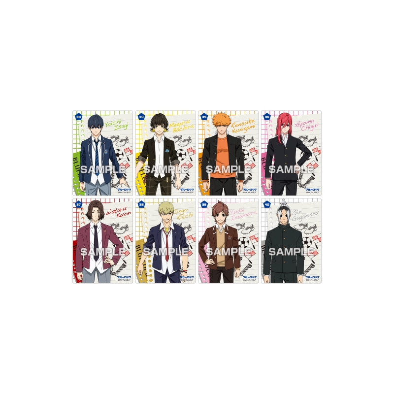 Blue Lock Clear Card Collection & Gum - 1 Pack