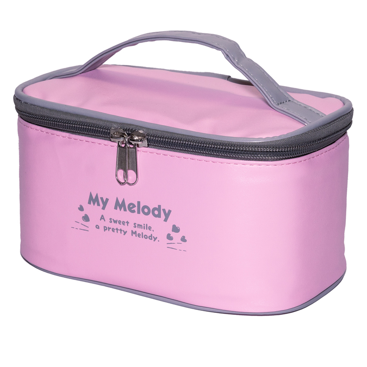 My Melody Lunch Box, Grey & Pink, Sanrio, Kawaii Japan