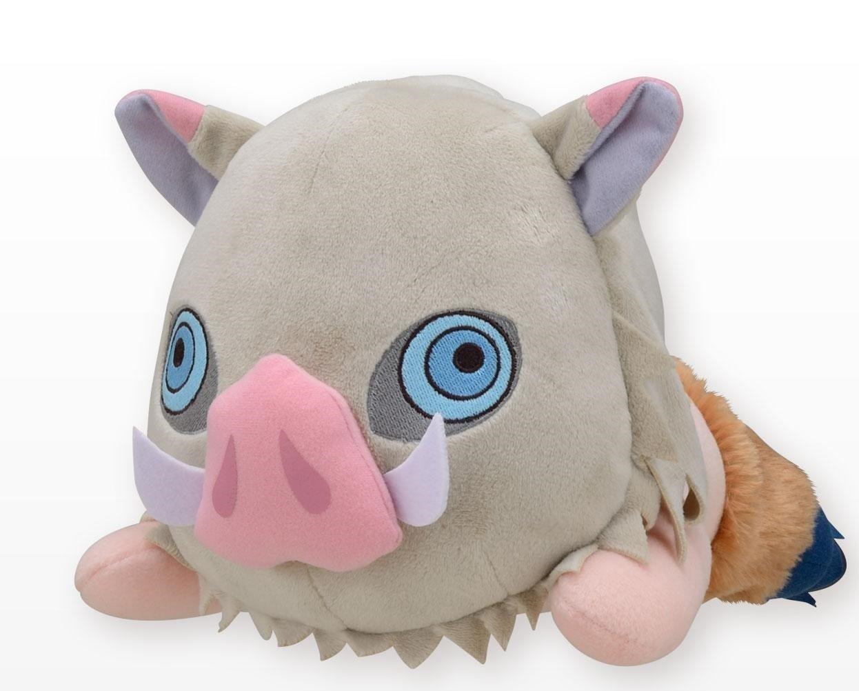 Inosuke Hashibira Plush Doll, Lying Down, Demon Slayer, Kimetsu no ...