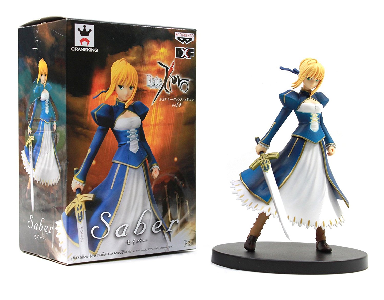 Saber (Altria Pendragon), DXF Figure Vol 4., Fate / Stay Night, Banpresto